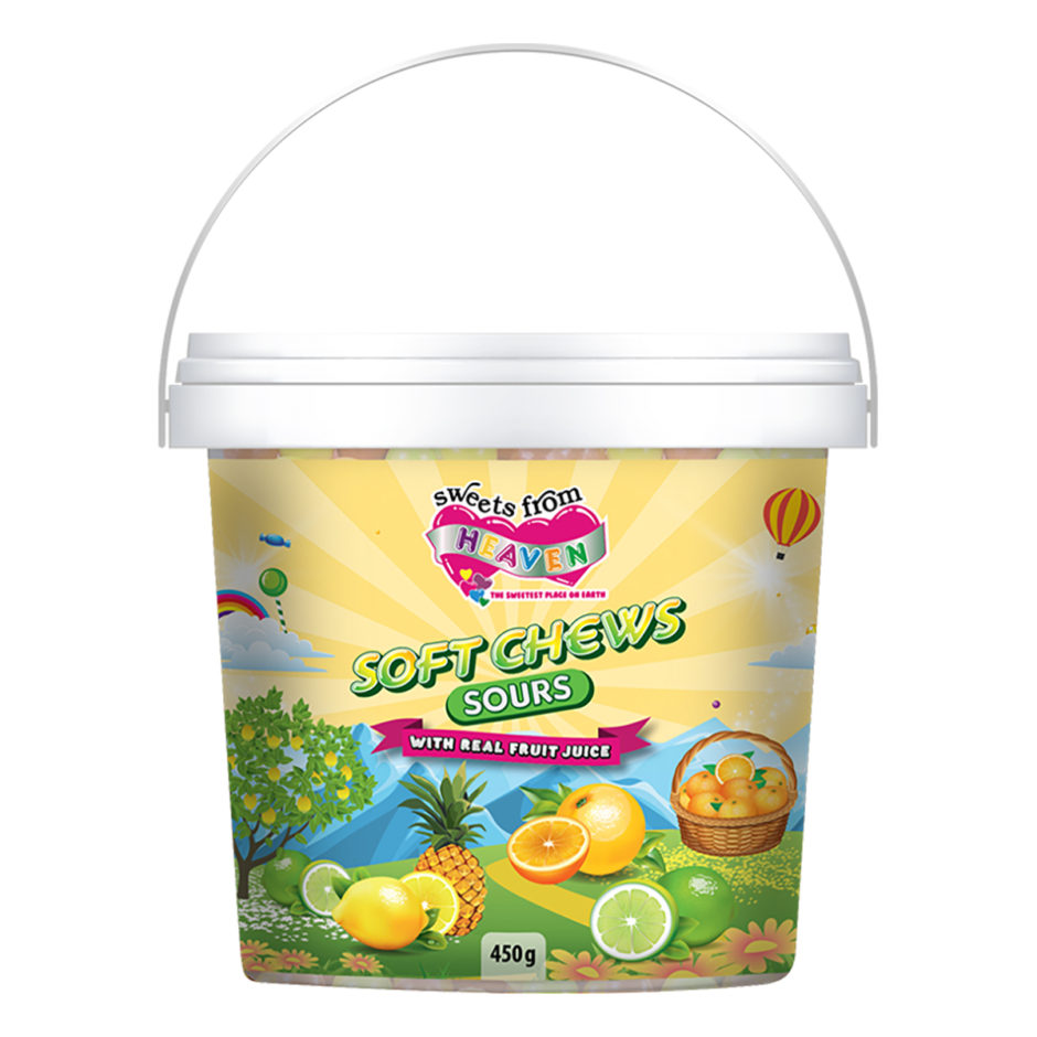 Sweets from Heaven – Sour Worms – 1kg Packet – KD FOODS
